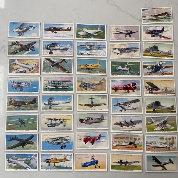 Aircraft Trade Cards - Etsy UK