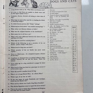 Vintage TV Quiz Book - First Edition 1959 - 1500 Questions on 60 ...