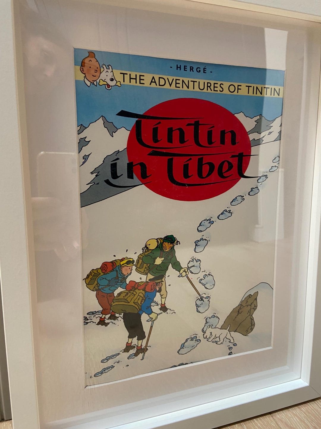 Choice of Tintin Magazine Poster/art Print in Frame, Tibet, America ...