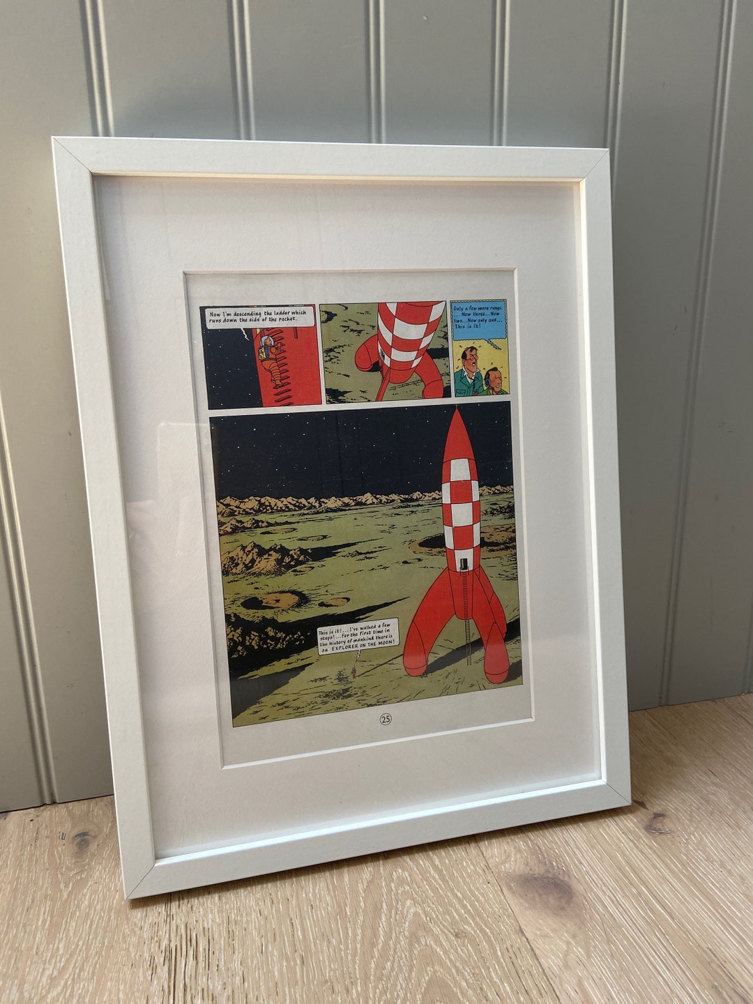 Your Choice of Tintin Poster / Art Print in a Frame, From the ...