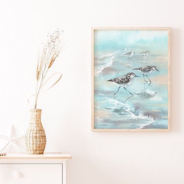 Sandpiper Painting - Etsy