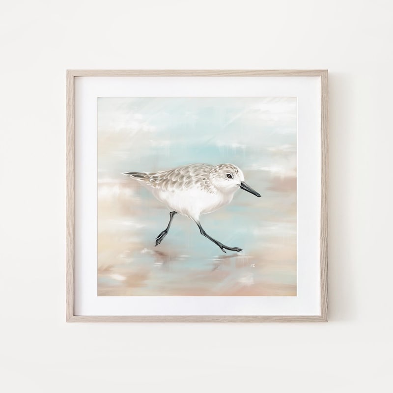 Sandpiper Painting - Etsy