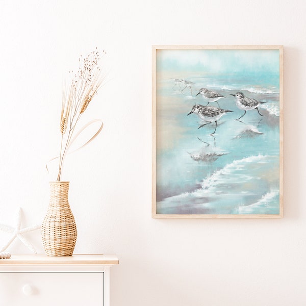 Sandpiper Painting - Etsy