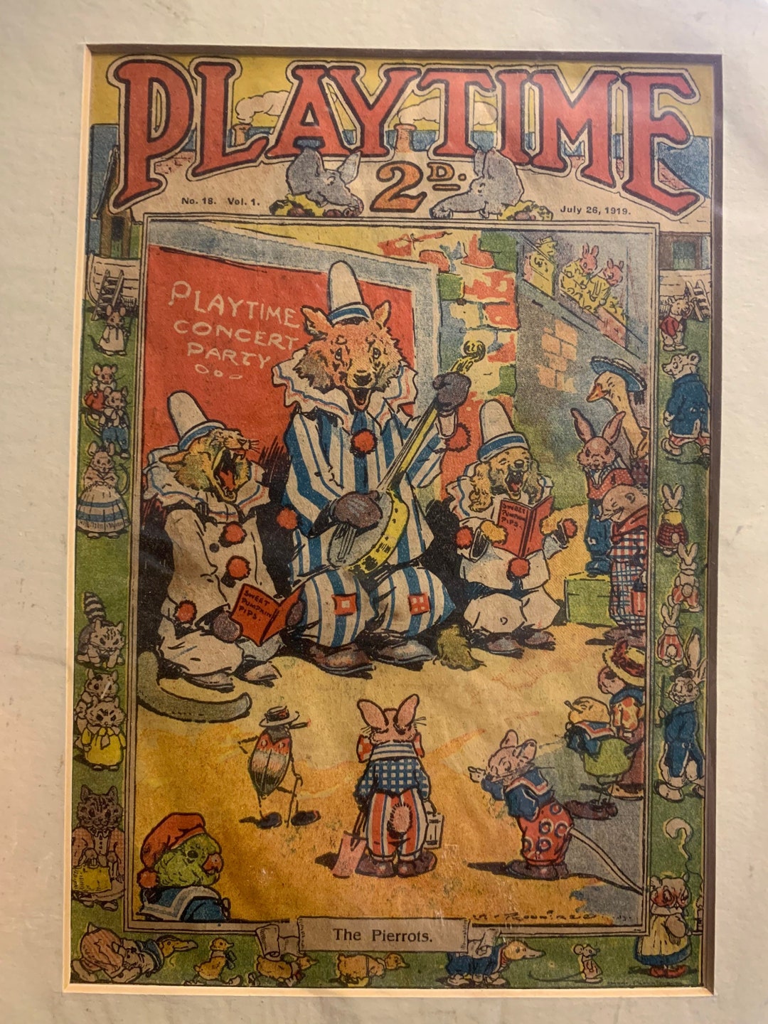 July 26, 1919. Playtime N18 Comic Magazine | Vintage Comic Magazine ...