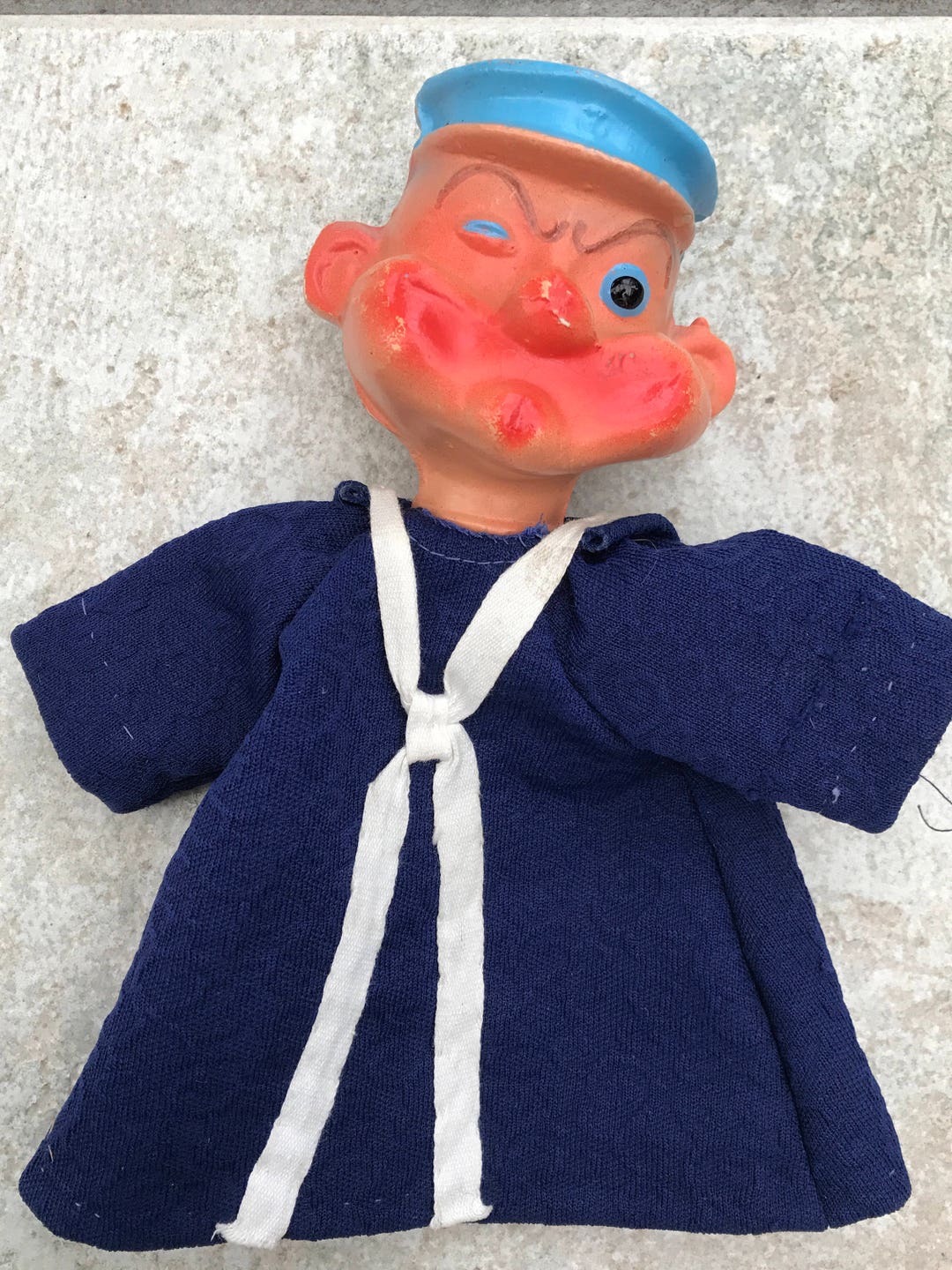 1930s Vintage Popeye the Sailor Man Hand Puppet Glove Antique Cartoon ...