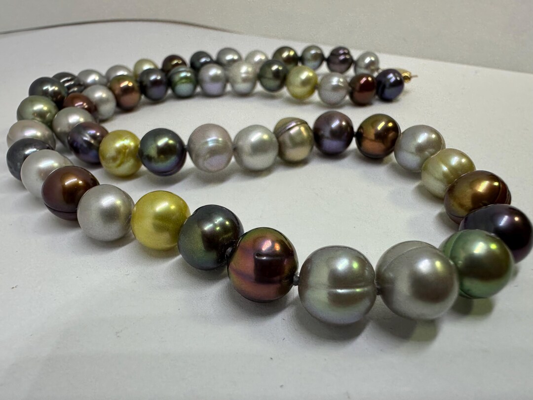 NEW IN Stunning Vintage HONORA Cultured Freshwater Pearl Necklace 14K ...