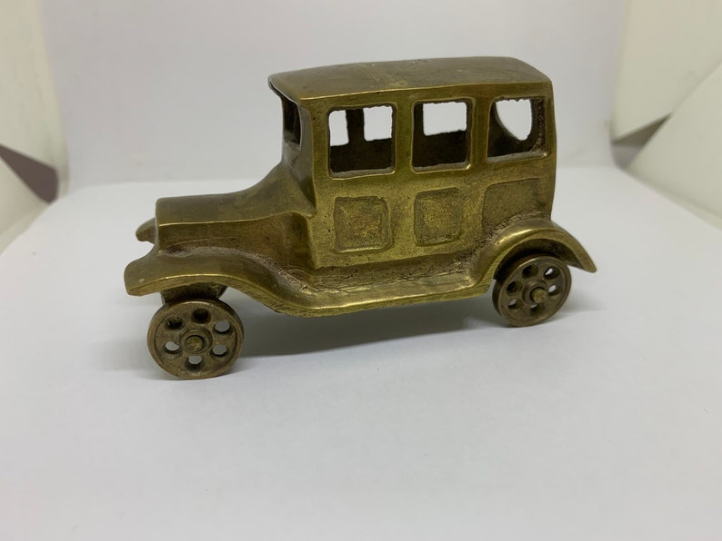 Vintage Solid Brass Ford Model T Car Brass Figurines - Etsy