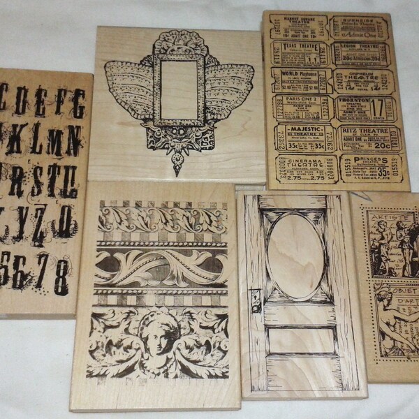 Tim Holtz Alphabet Stamp - Etsy
