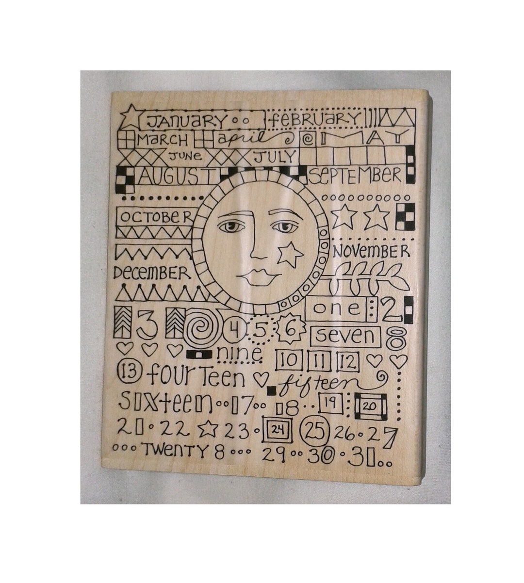 Paula Best Never Buy Another Card 2 Large Rubber Stamp XL Collage ...