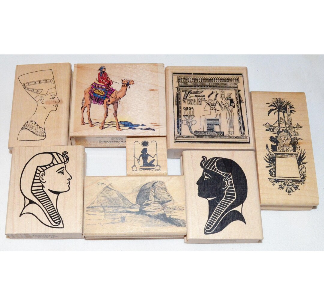 Choose Small Egyptian Rubber Stamp Egypt Travel Ancient Archaeology ...