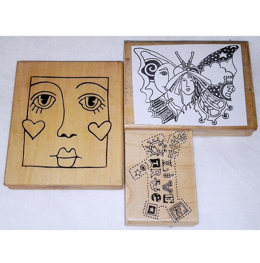 Choose Paula Best Rubber Stamp Art Collage Live True Woman Face Asian ...