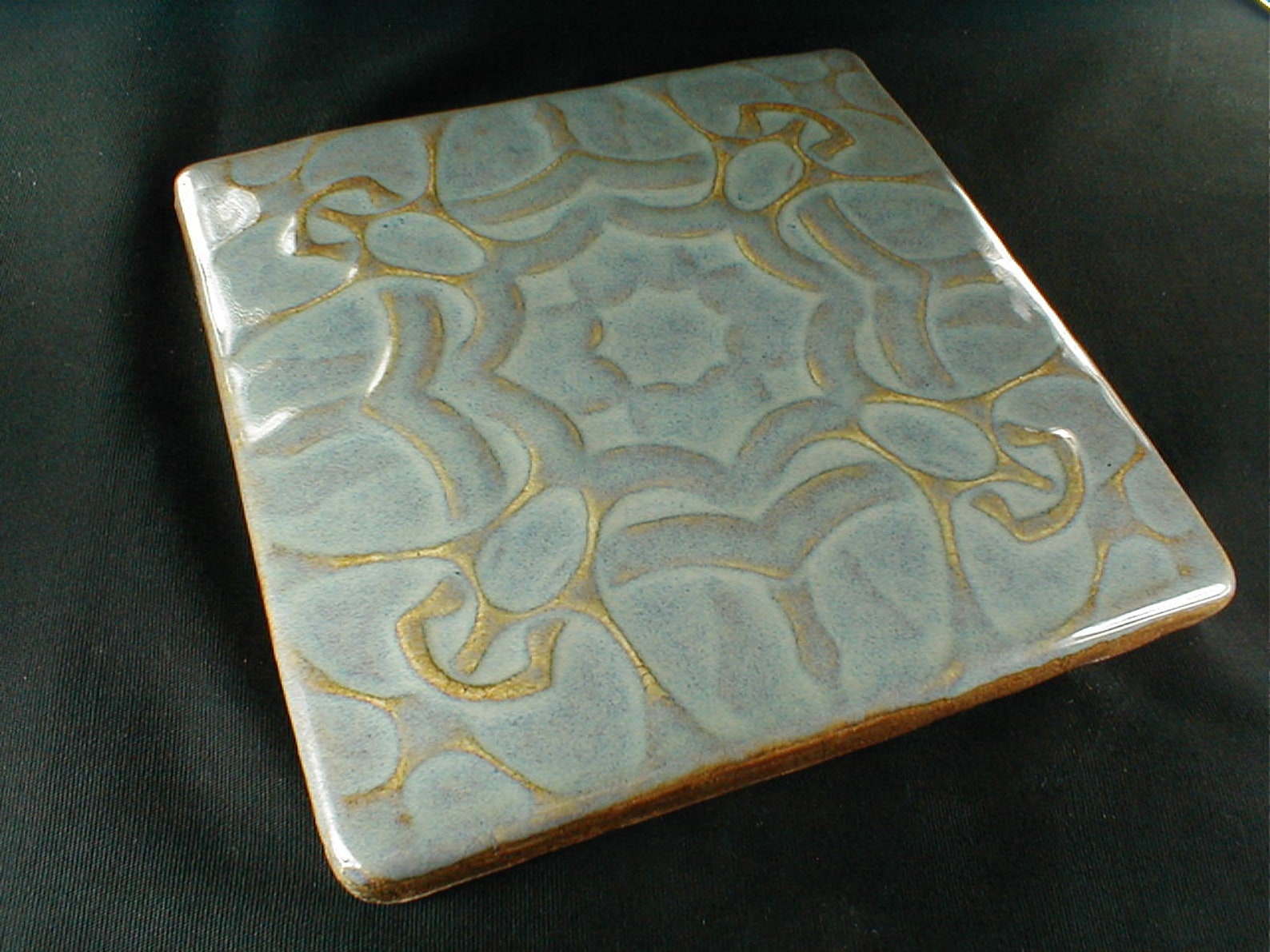 6x6 Accent Tile Blue Kitchen Tile Fireplace Tile Art Tile - Etsy