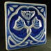 Flower Tile Blue Flower Tile Blue Tiles Art Tiles - Etsy