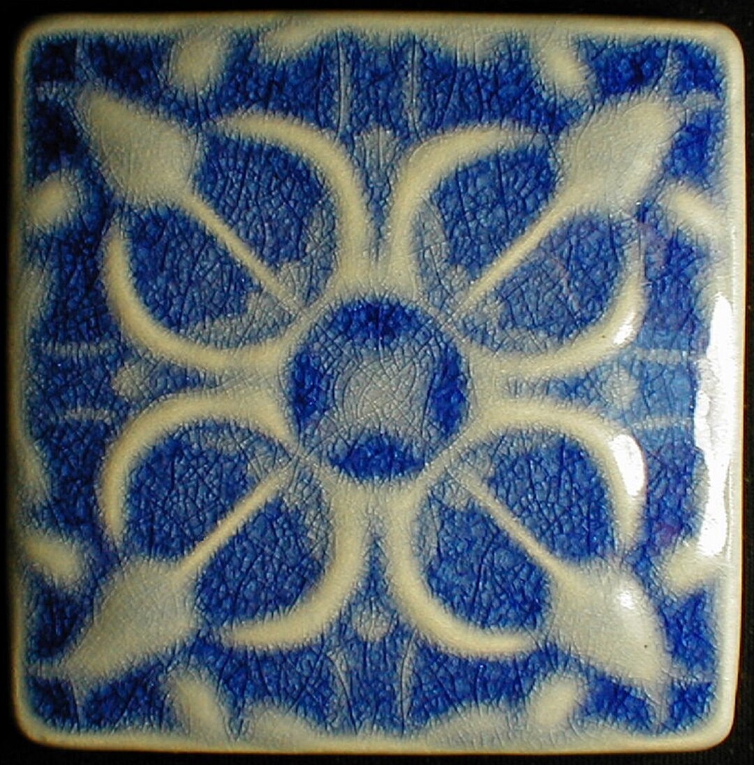 4x4 Tulip Tile, Art Tile, Kitchen Backsplash Tile, Fireplace Tile ...