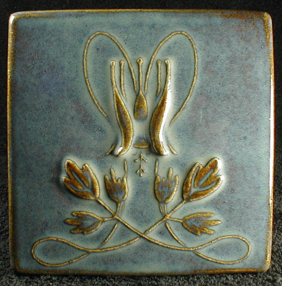 6x6 Columbine Tile, Backsplash Tile, Wall Tiles, Fireplace Tile, Art ...