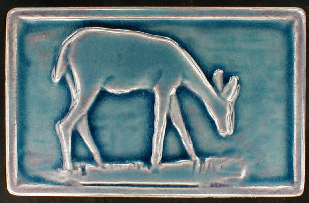 Deer Tile, 4x6, Animal Art, Backsplash Tile, Fireplace Tile, Accent ...
