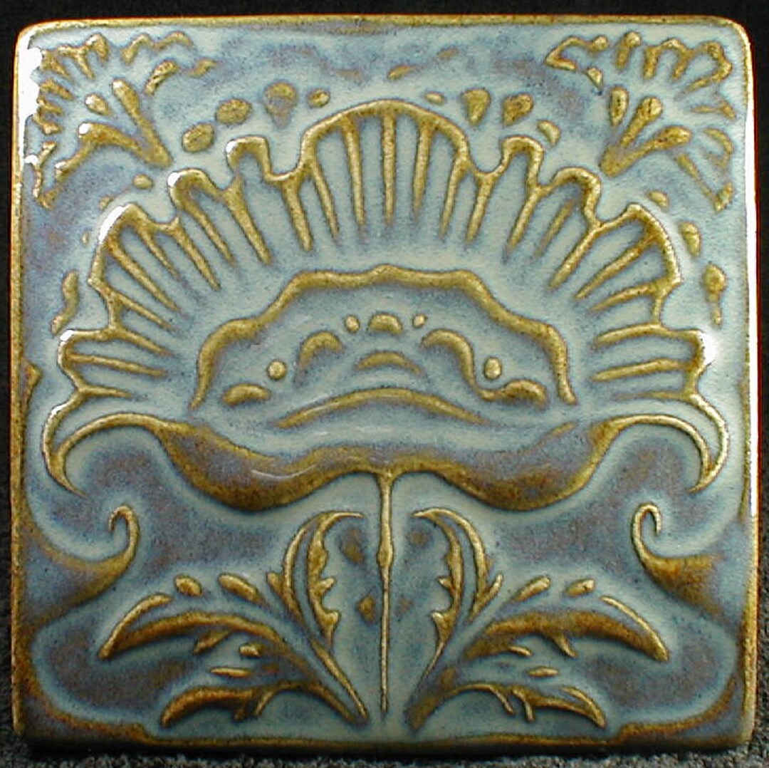 Poppy Tile, 6x6, Backsplash Tile, Wall Tiles, Fireplace Tile, Art Tile ...