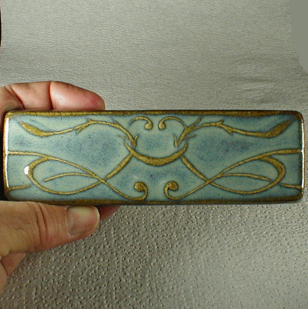 Art Nouveau Border Tile, 2 X 6", Art Nouveau Tile, Accent Tile, Wall ...