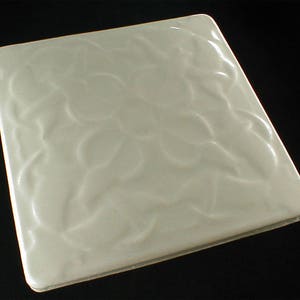 White Ceramic Tile, 6 X 6, Glossy White Glaze, Accent Tile, Decorative ...