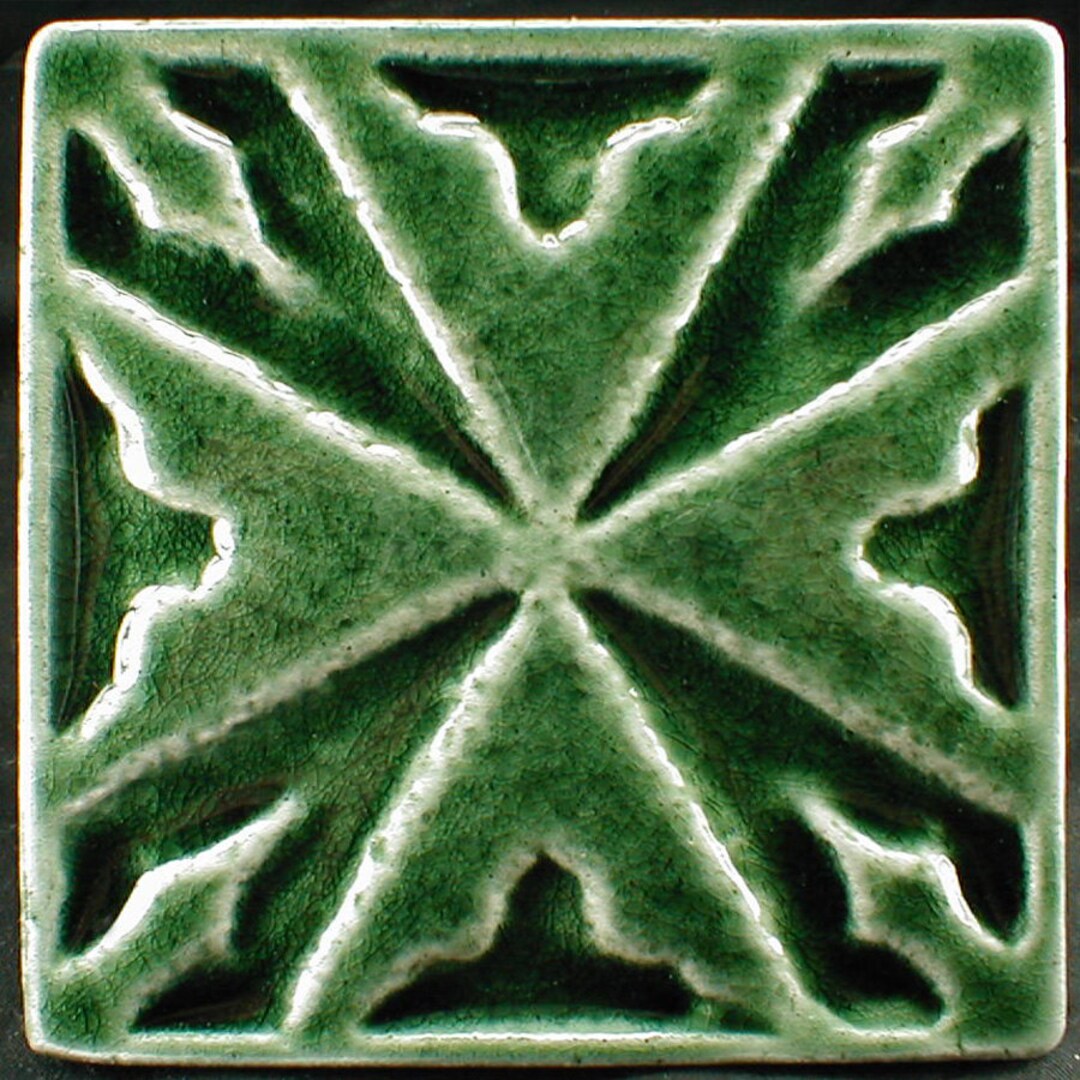 Celtic Tile, 6 X 6, Backsplash Tile, Fireplace Tile, Green Ceramic Tile ...