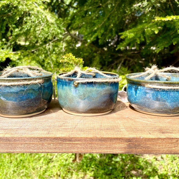 Hanging Ceramic Planter - Etsy