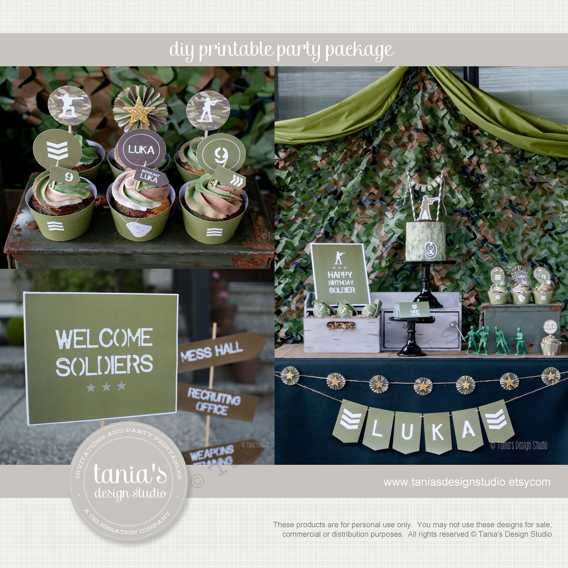 Army Toy Soldier Enlistment Sign Instant Download by | Etsy