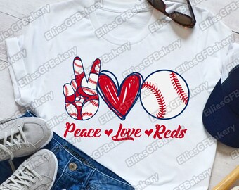 Cincinnati Reds Baseball Svg - Etsy