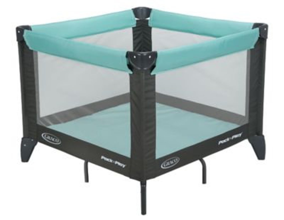 Graco Square Joovy Room for 2 - Pink Roses - Fitted Pack N Play Sheets ...