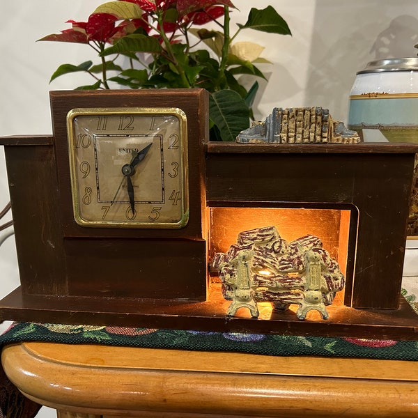 Fireplace Mantel Clock - Etsy