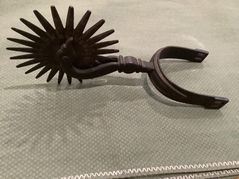 Vintage Cast Iron Cowboy Spurs - Etsy