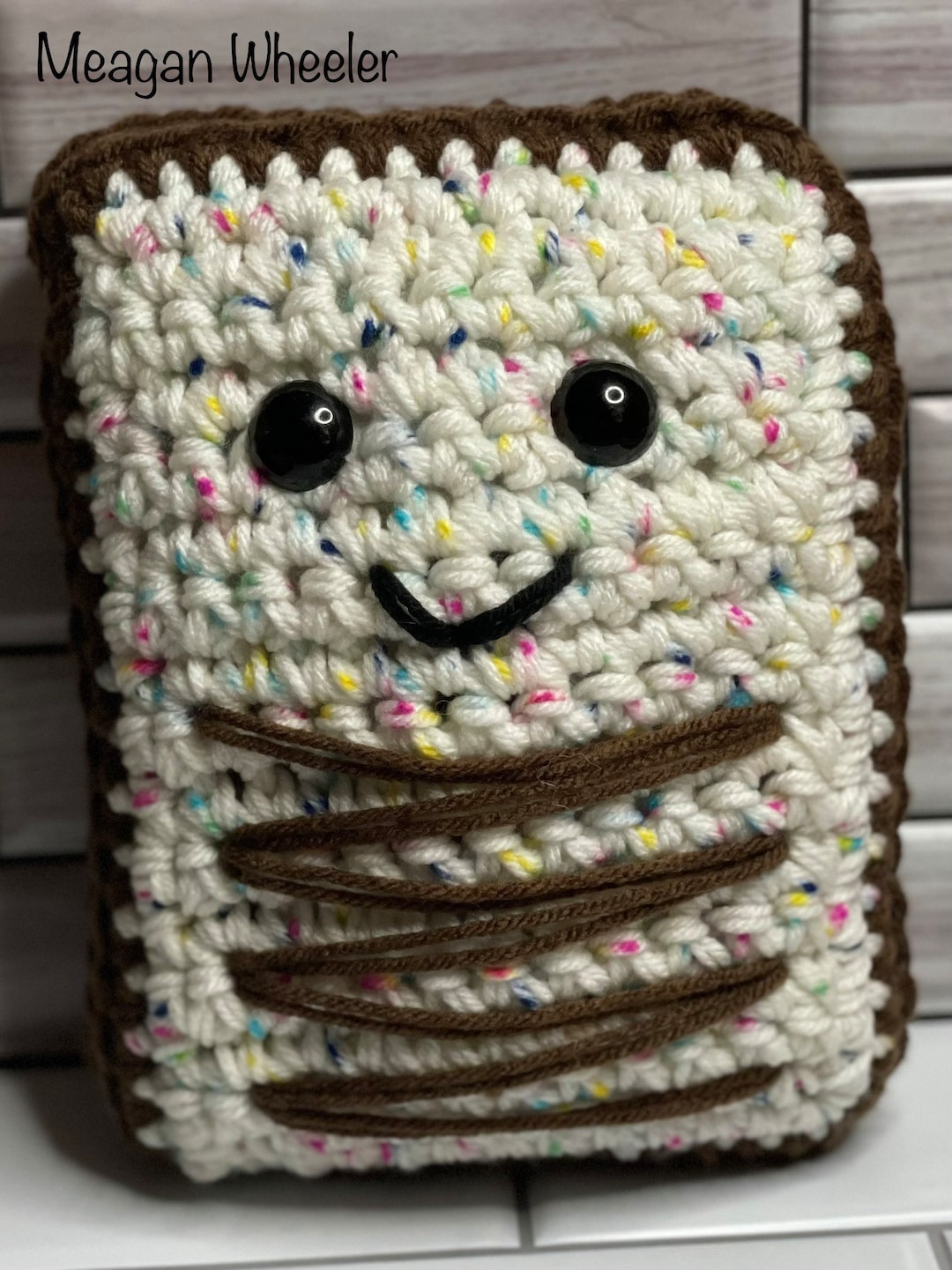 Crocheted Toaster Pastry, Plushy Toaster Pastry, Toaster Pastry Plush ...