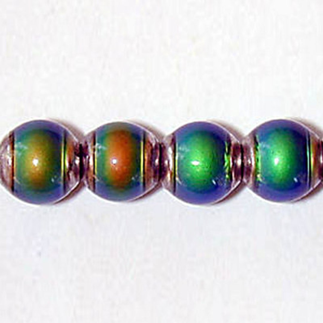 Mirage 6mm Round Color-changing Mood Bead 5 Beads - Etsy