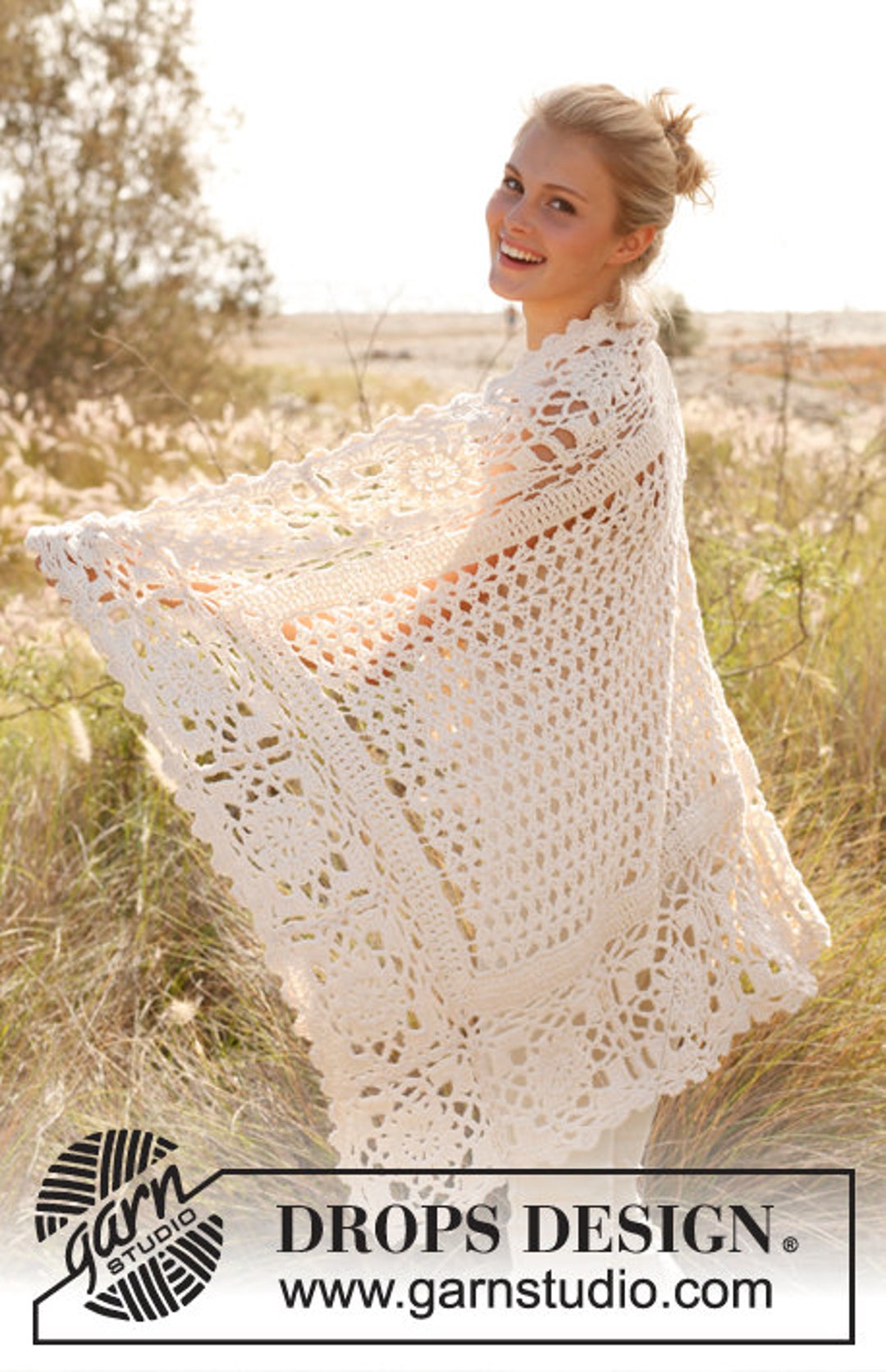 Crochet Blanket Wool, Fan Pattern, Handmade. SELECT COLOR. - Etsy