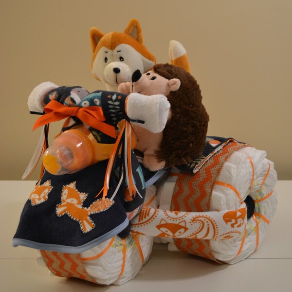 Fox Diaper Cake - Etsy