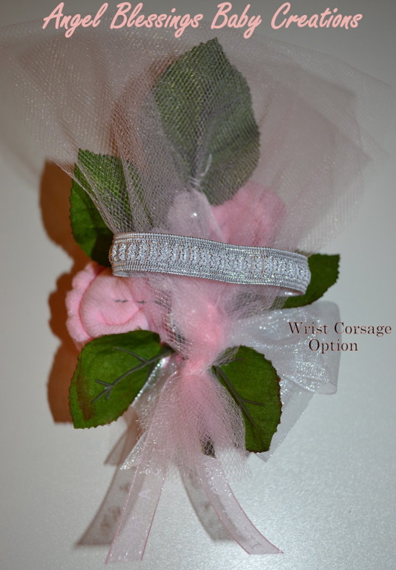 Baby Sock Corsage Baby Girl Shower Corsage for Mother to Be/ - Etsy
