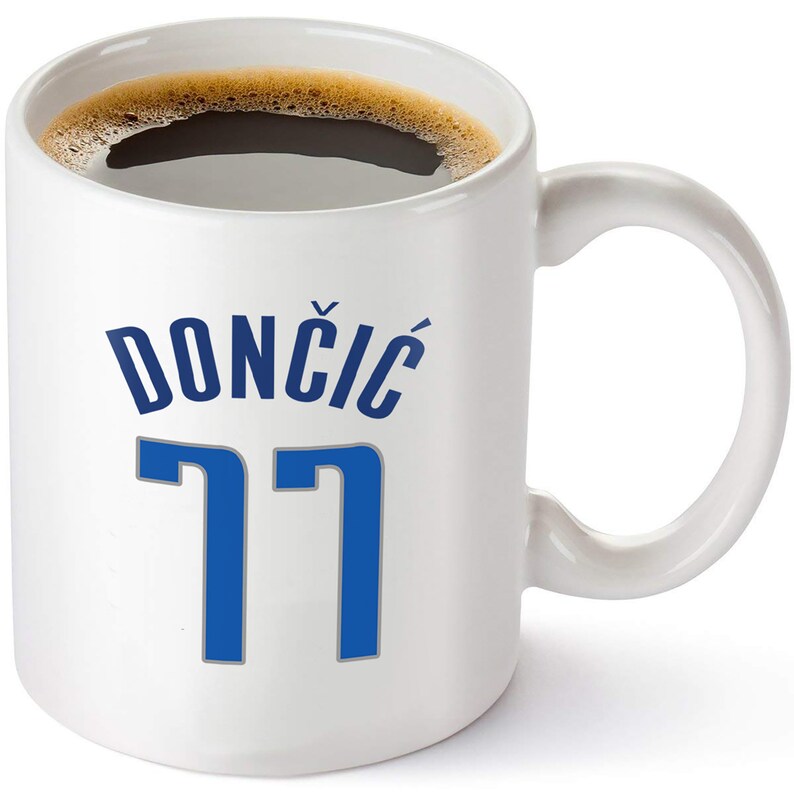 Luka Doncic Mug Dallas Basketball Jersey Name Coffee Gift - Etsy
