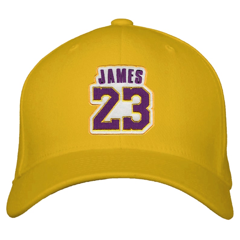 Lebron James Hat Adjustable Cap Lakers - Etsy