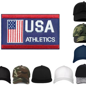 USA Athletics Hat Baseball Cap US Olympics American Flag - Etsy