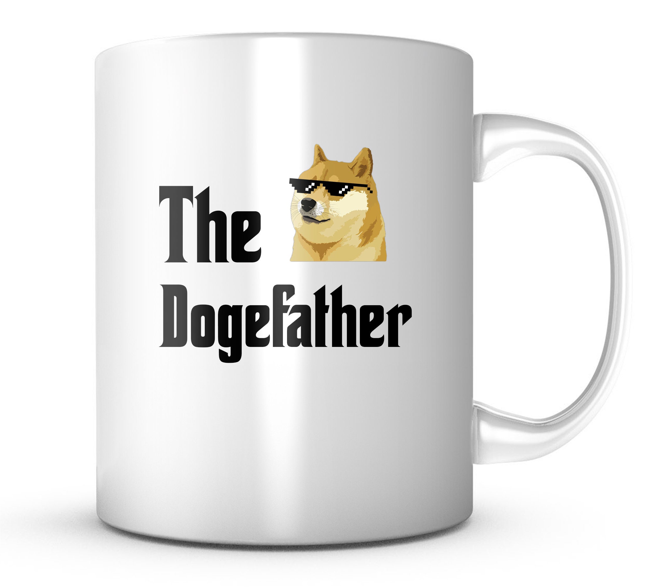 El Dogefather Taza Divertido Dogecoin Taza de Café 11 oz Doge - Etsy España