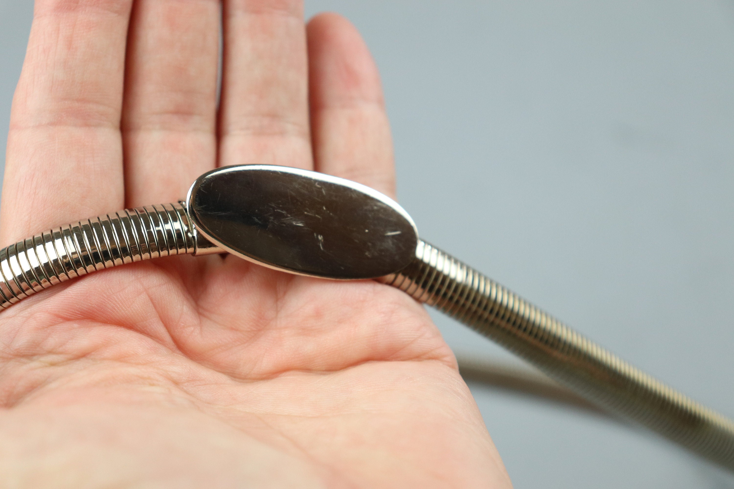 Vintage Elastic Metal Stretch Belt Coil Belt Size Small - Etsy