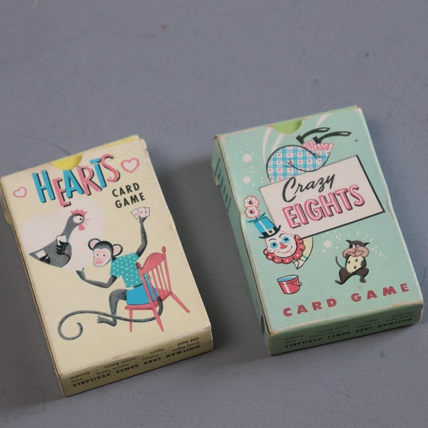 Whitman Crazy Eights - Etsy