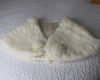 Rabbit Fur Stole | Etsy