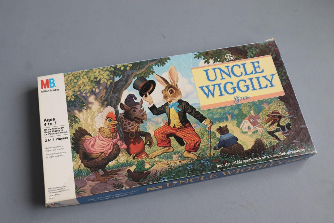 Vintage 1988 Uncle Wiggily Board Game - Milton Bradley - Etsy