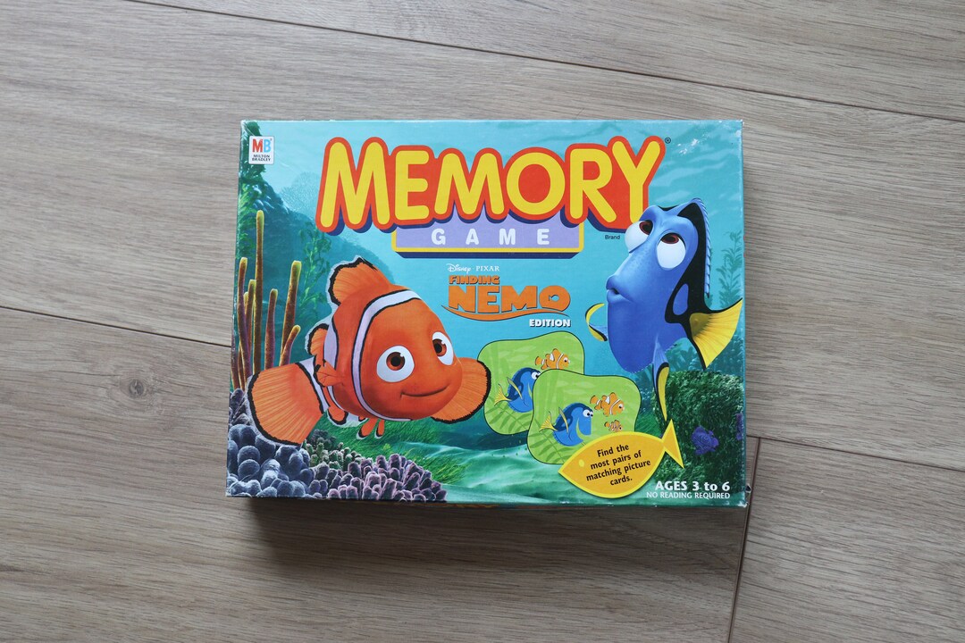 Vintage Finding Nemo Memory Game Children's Game - Etsy