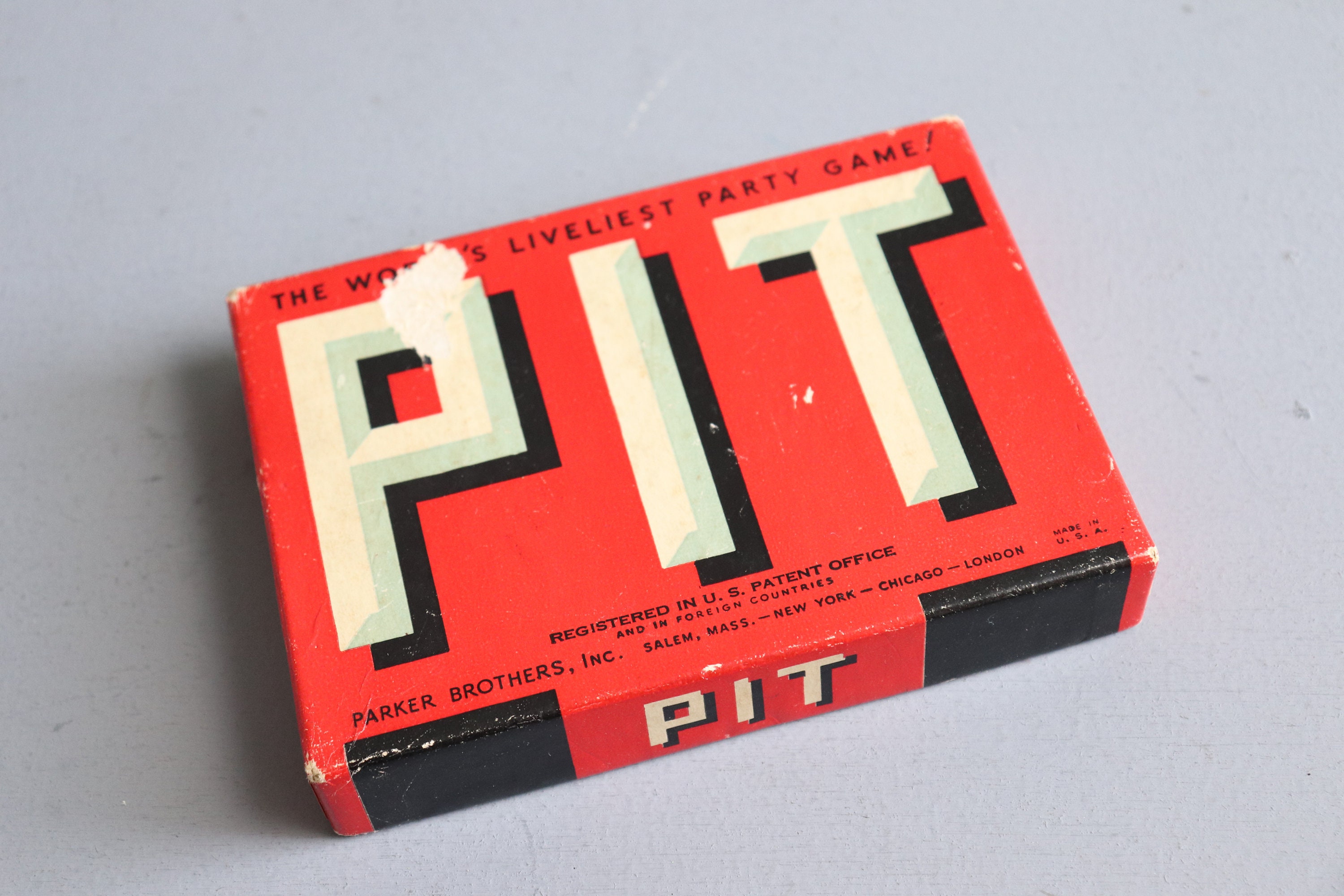 Vintage Pit Card Game Parker Brothers - Etsy UK