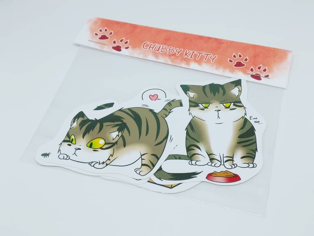 Chibi Kittens 4 Sticker Pack - Etsy