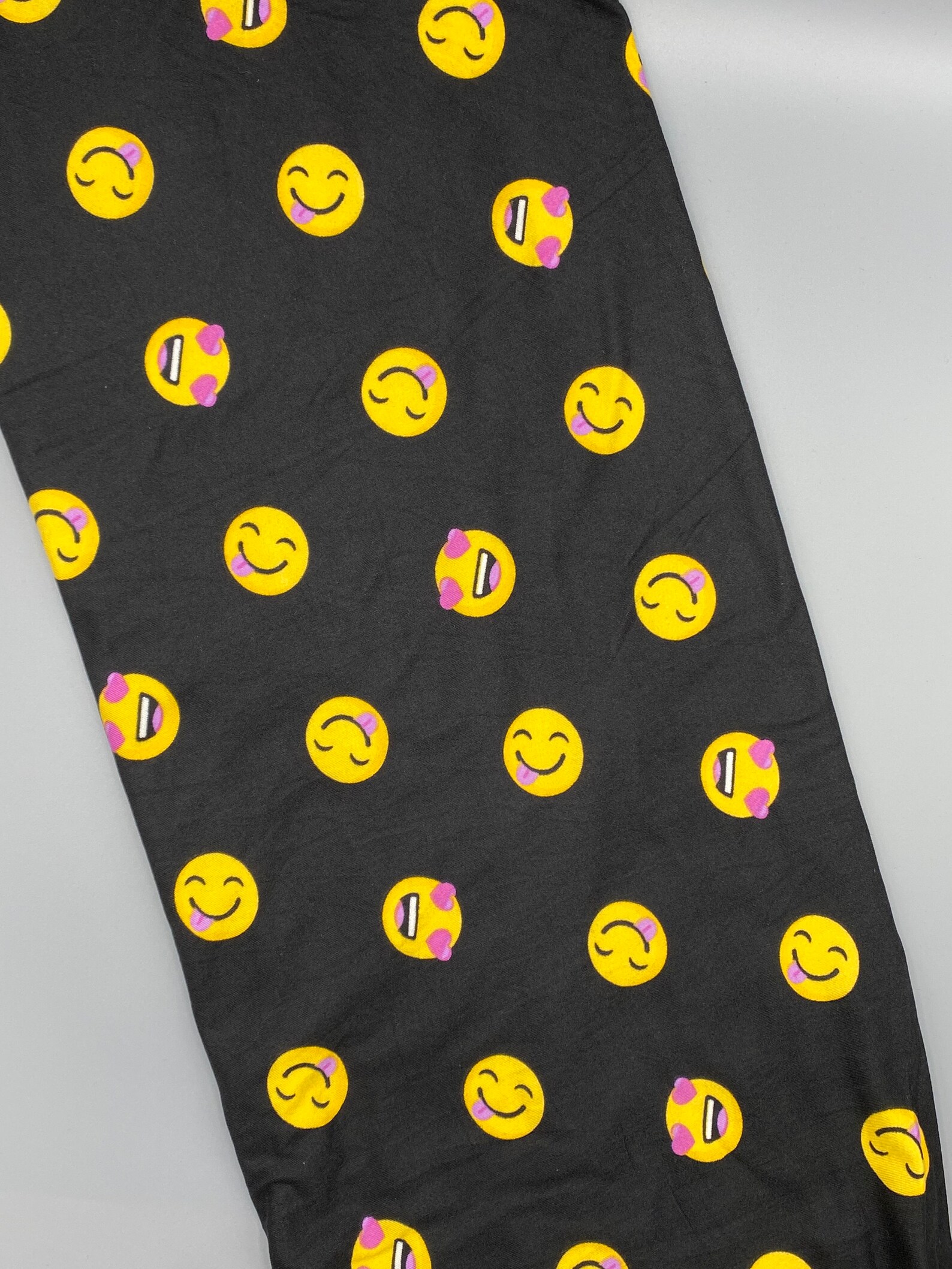 Smiley Face Print Fabric, Emoji Print Fabric, 90's Happy Face Fabric ...