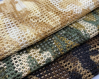 Camo Mesh Camo Fishnet Swimsuit Cover up Fabric - Etsy