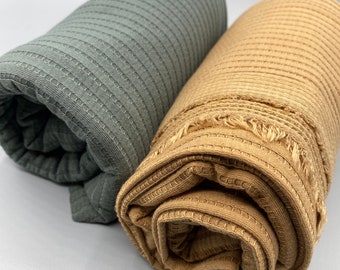 Pointelle Rib Knit Fabric - Etsy