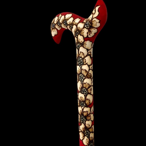 Flower Walking Stick - Etsy